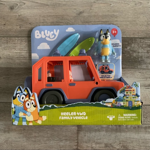 Toys | Nib Bluey Heeler 4wd Family Vehicle Toy | Poshmark